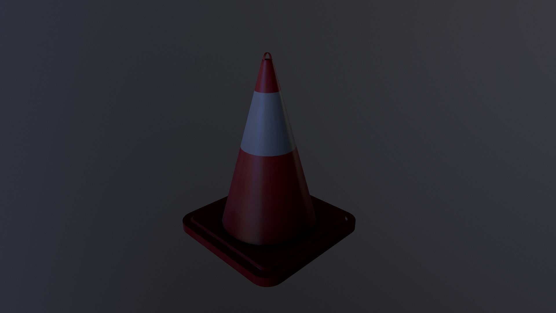 3D model Traffic Cone - Road Pontoon VR / AR / low-poly | CGTrader