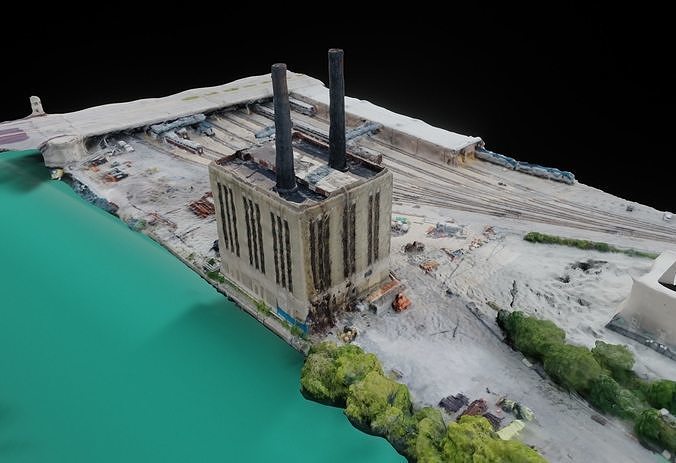 Power Station Photoscan 3D model | CGTrader