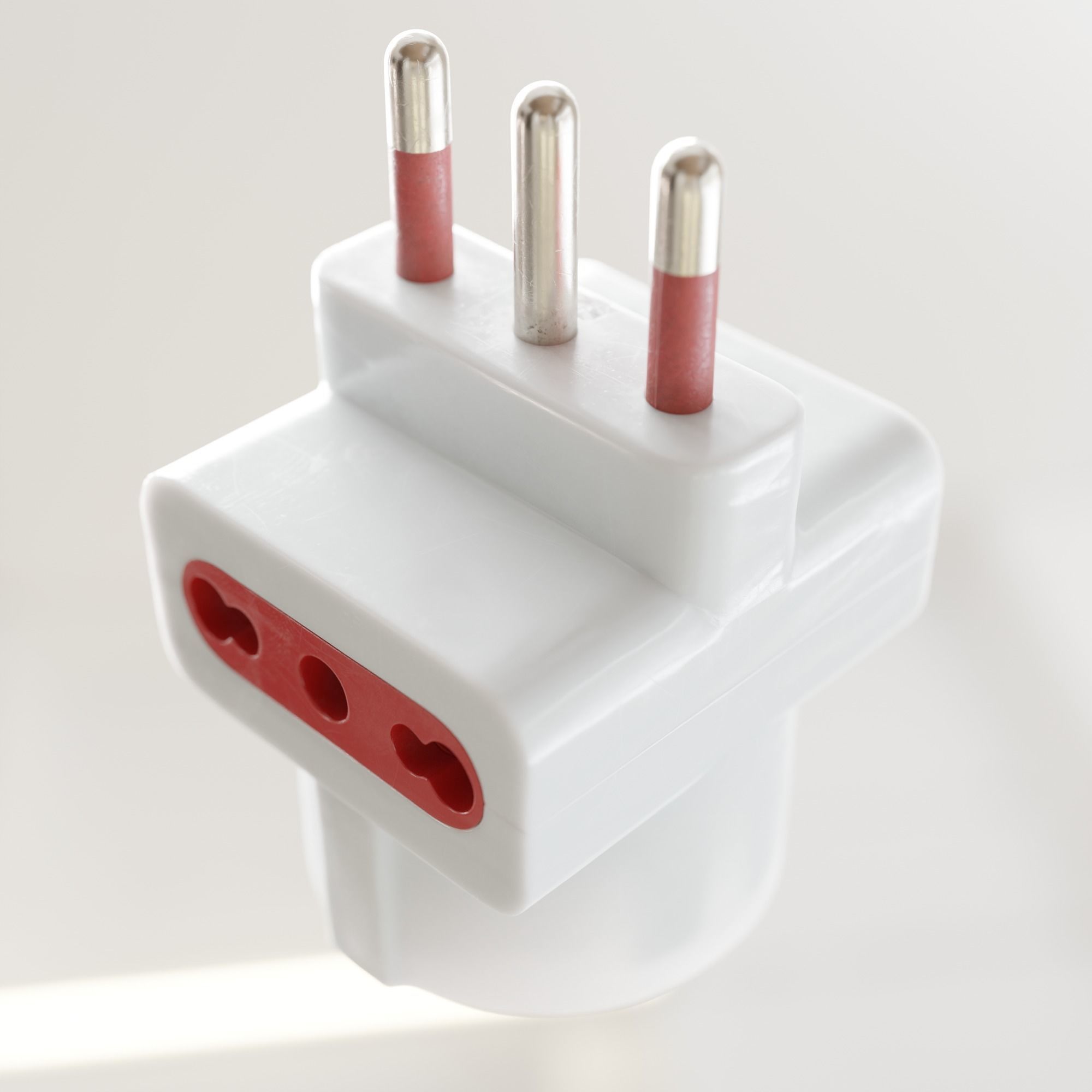 European - Italian wall plug adapter free 3D model | CGTrader