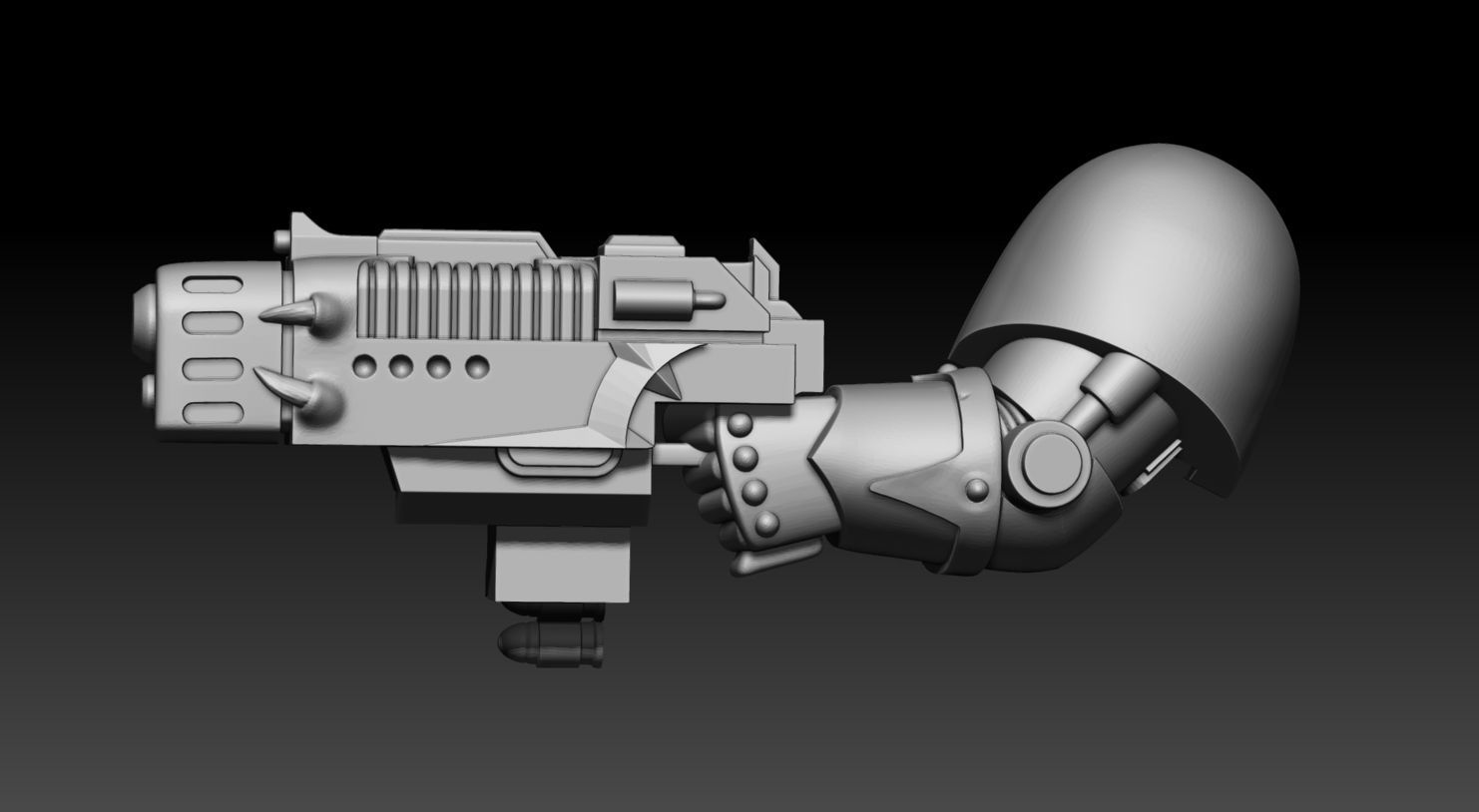 6 HANDS WITH COMBO WEAPONS 3D model 3D printable | CGTrader