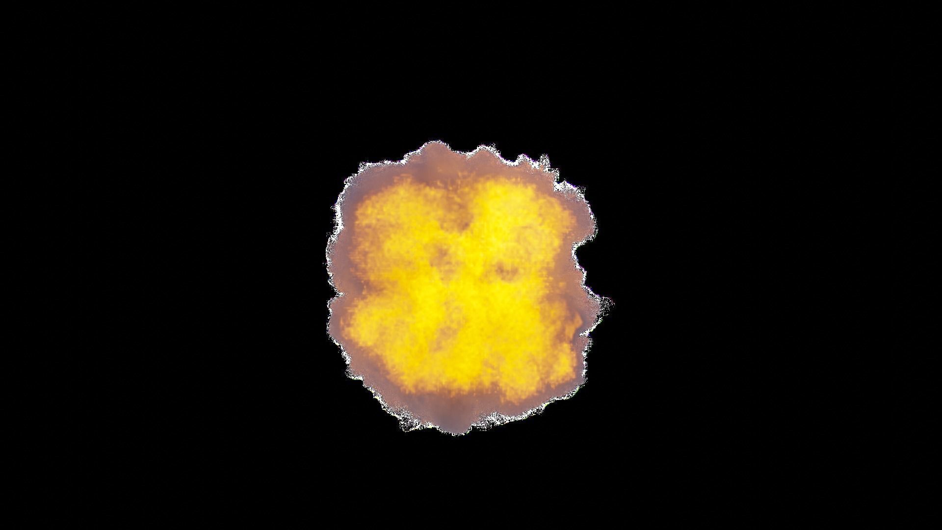 3D model Muzzle Flash High Detail Simulation VDB VR / AR / low-poly ...