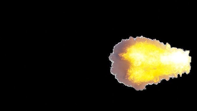 3D model Muzzle Flash High Detail Simulation VDB VR / AR / low-poly | CGTrader