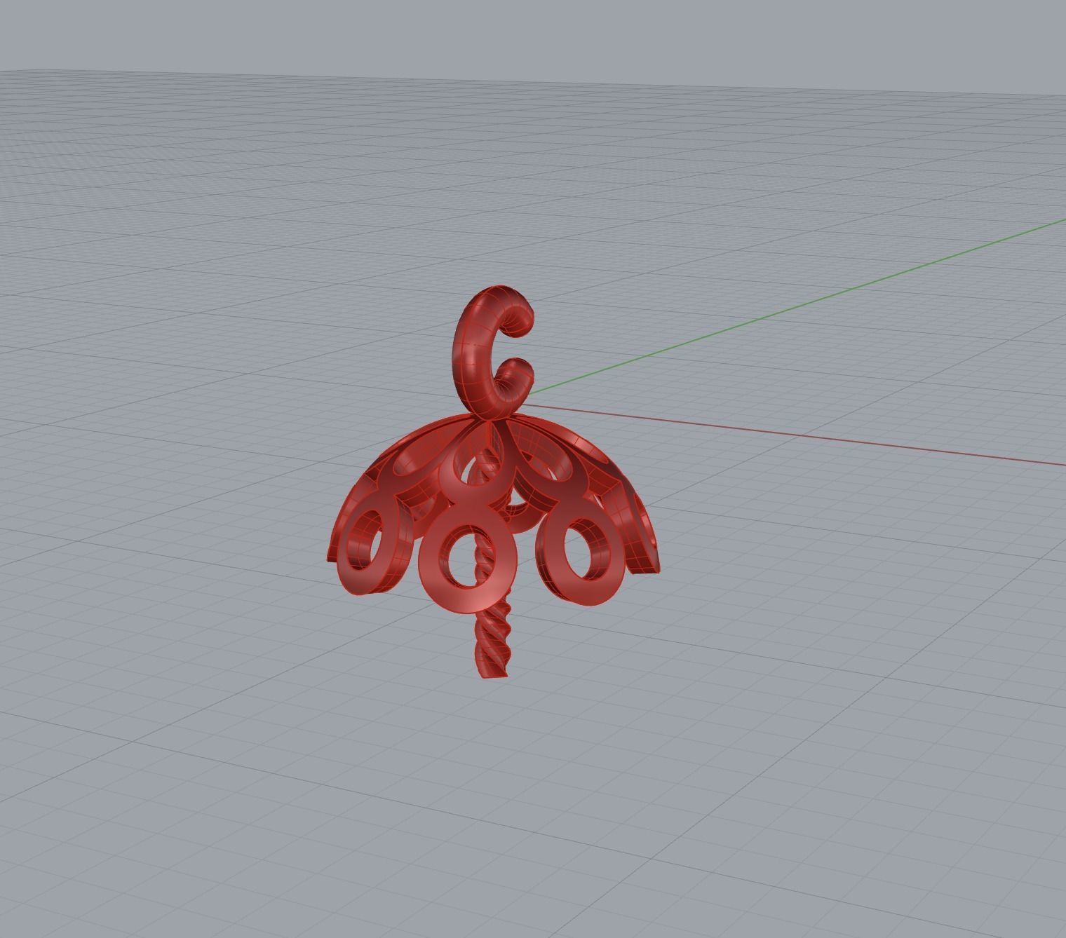 Earring Infinity Pearl and Diamonds 3D model 3D printable | CGTrader