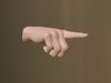 Pointing Hand 3D model 3D model | CGTrader