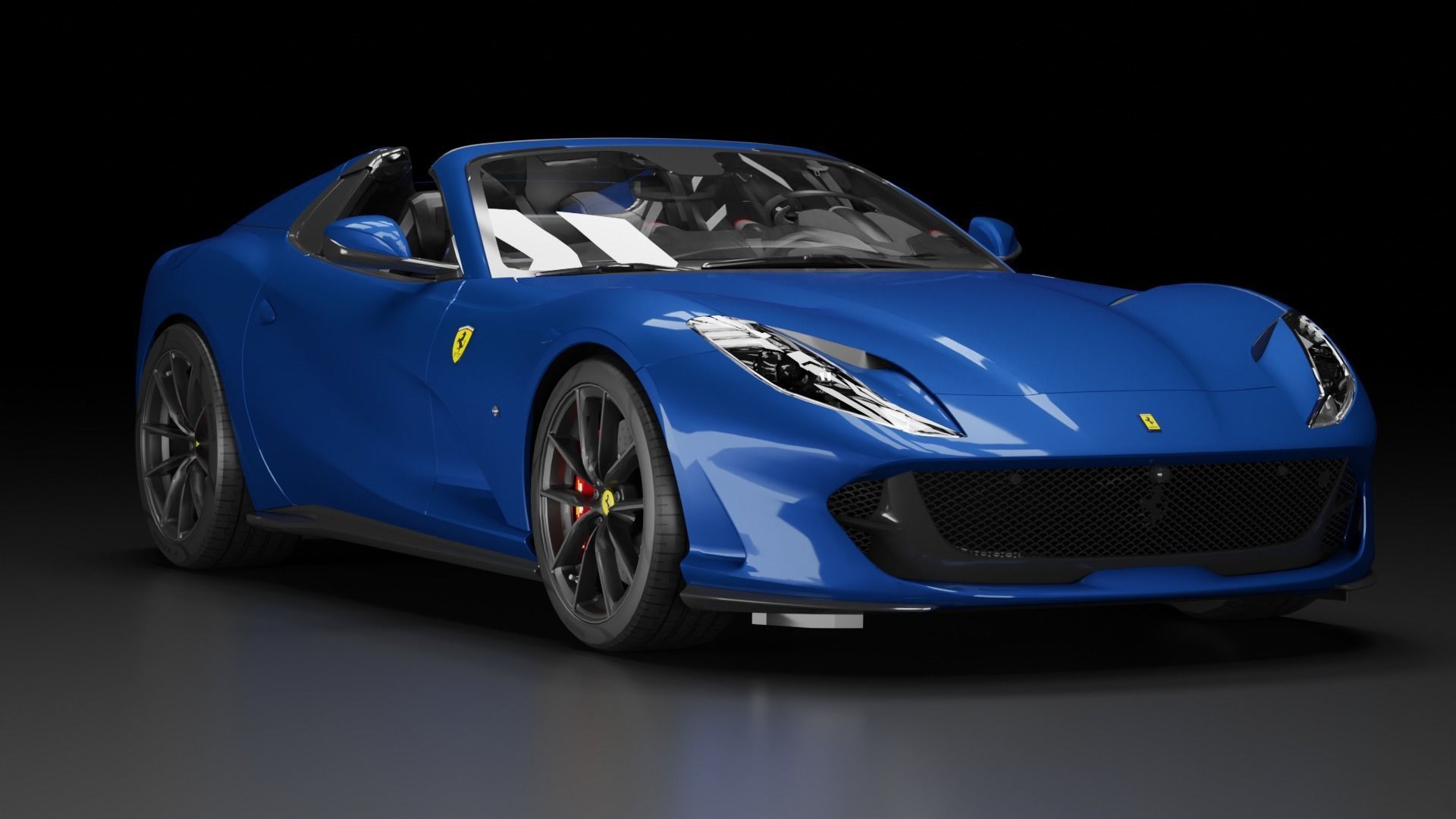 2023 Ferrari 812 Superfast 3D model rigged | CGTrader