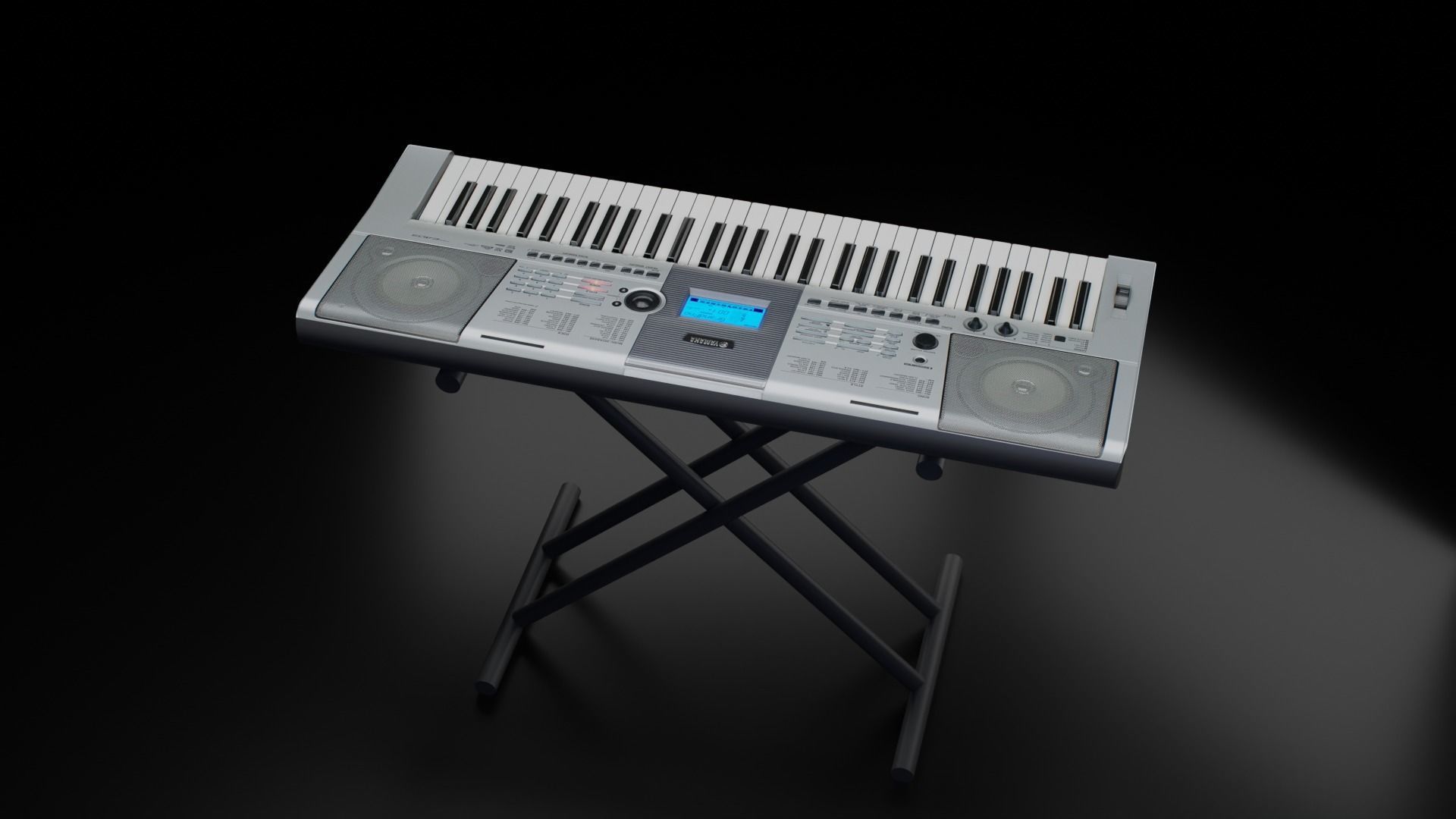 YAMAHA - Alto Sax - Tenor Sax and PSR-E403 Keyboard 3D Model Collection ...