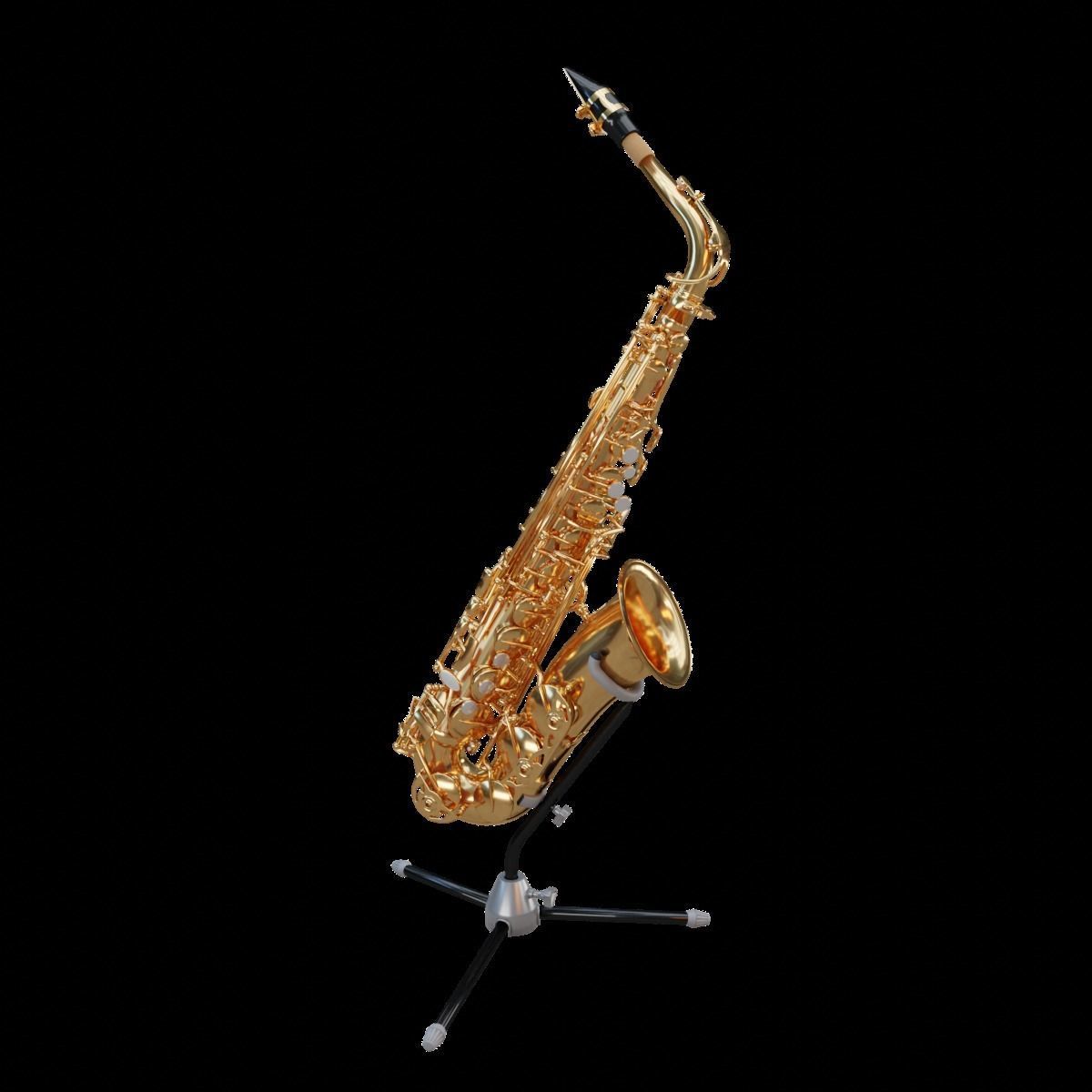 YAMAHA - Alto Sax - Tenor Sax and PSR-E403 Keyboard 3D Model Collection ...