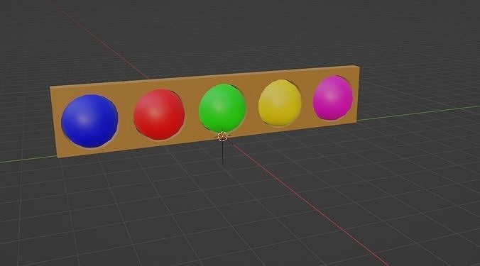 Portal color free 3D model | CGTrader