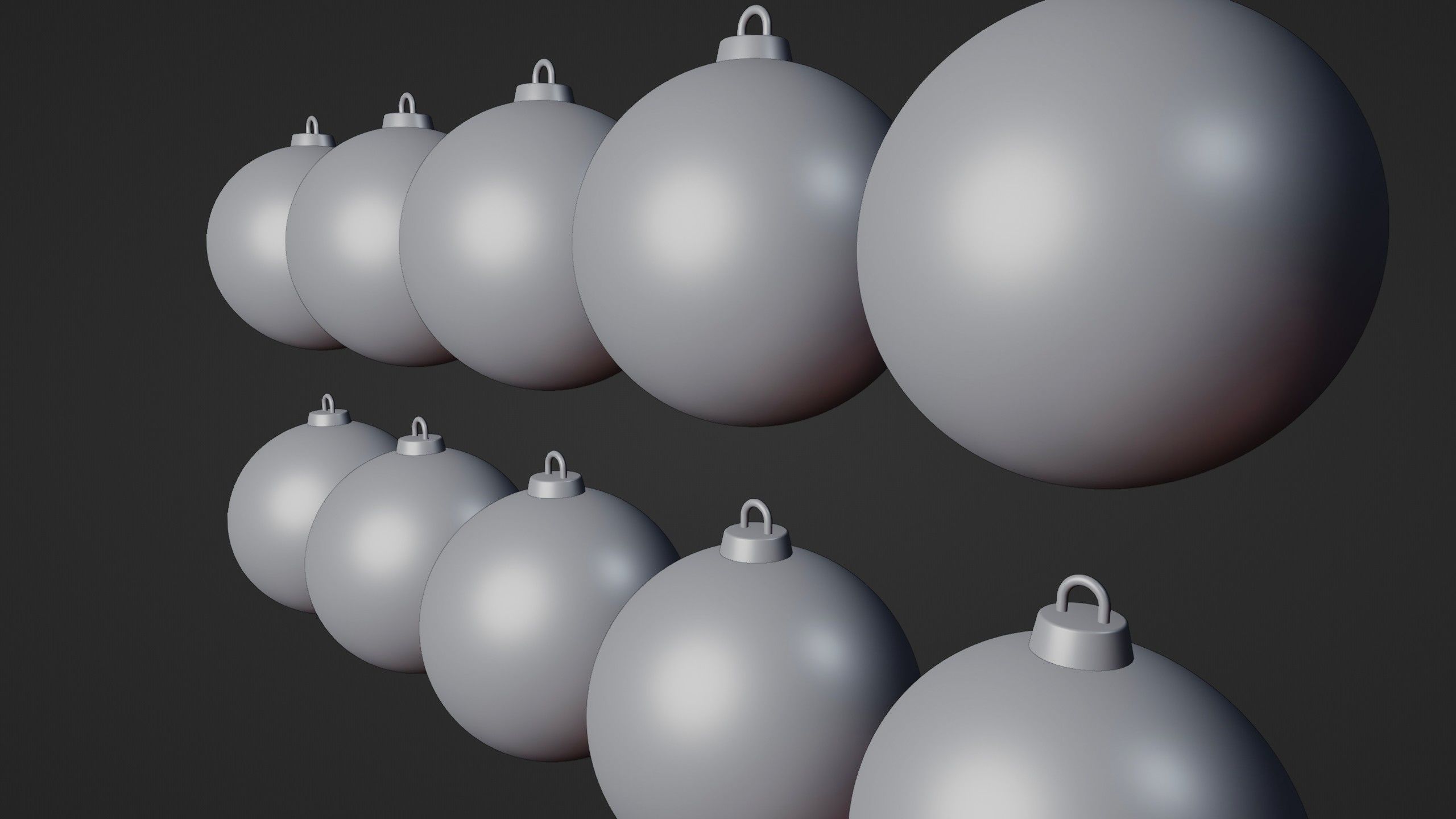 Blender Procedural Material Pack 11 - Christmas Ornaments 3D model ...