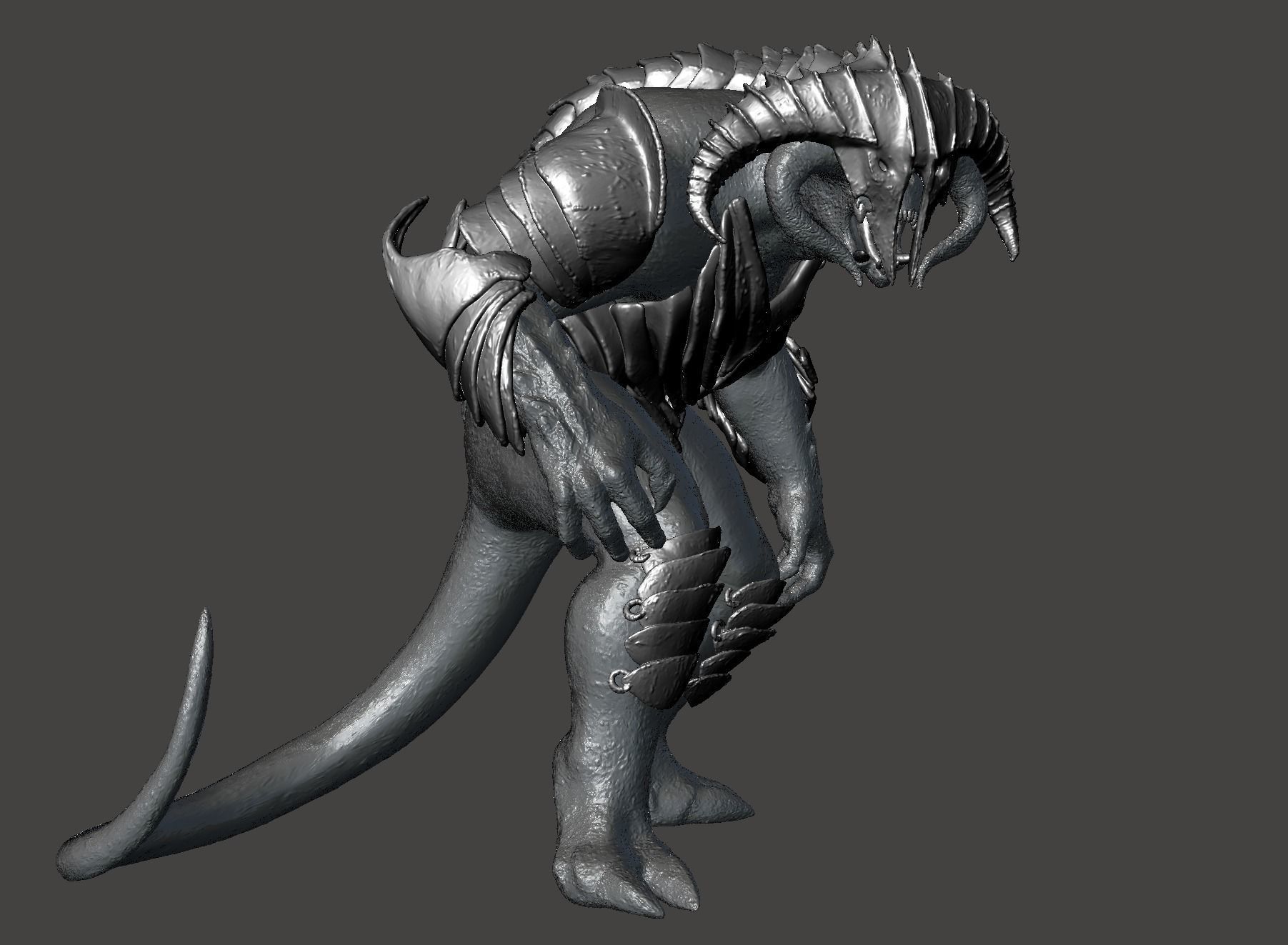 Armored Balrog LOTR Tar Goroth Shadow of War - Hi-Poly STL 3D model 3D ...