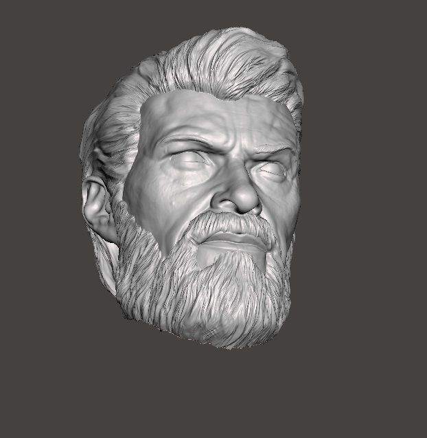 Logan Hugh Jackman 3D model 3D printable | CGTrader