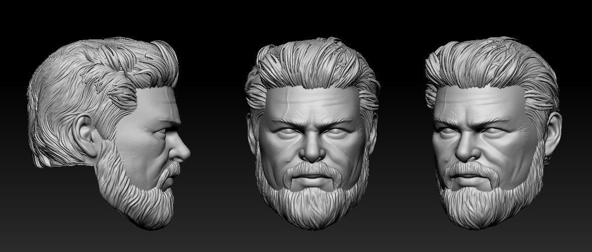 Billy Butcher - Headsculpt for Action Figures 3D print model 3D model ...