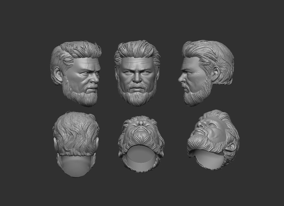 Billy Butcher - Headsculpt for Action Figures 3D print model 3D model ...