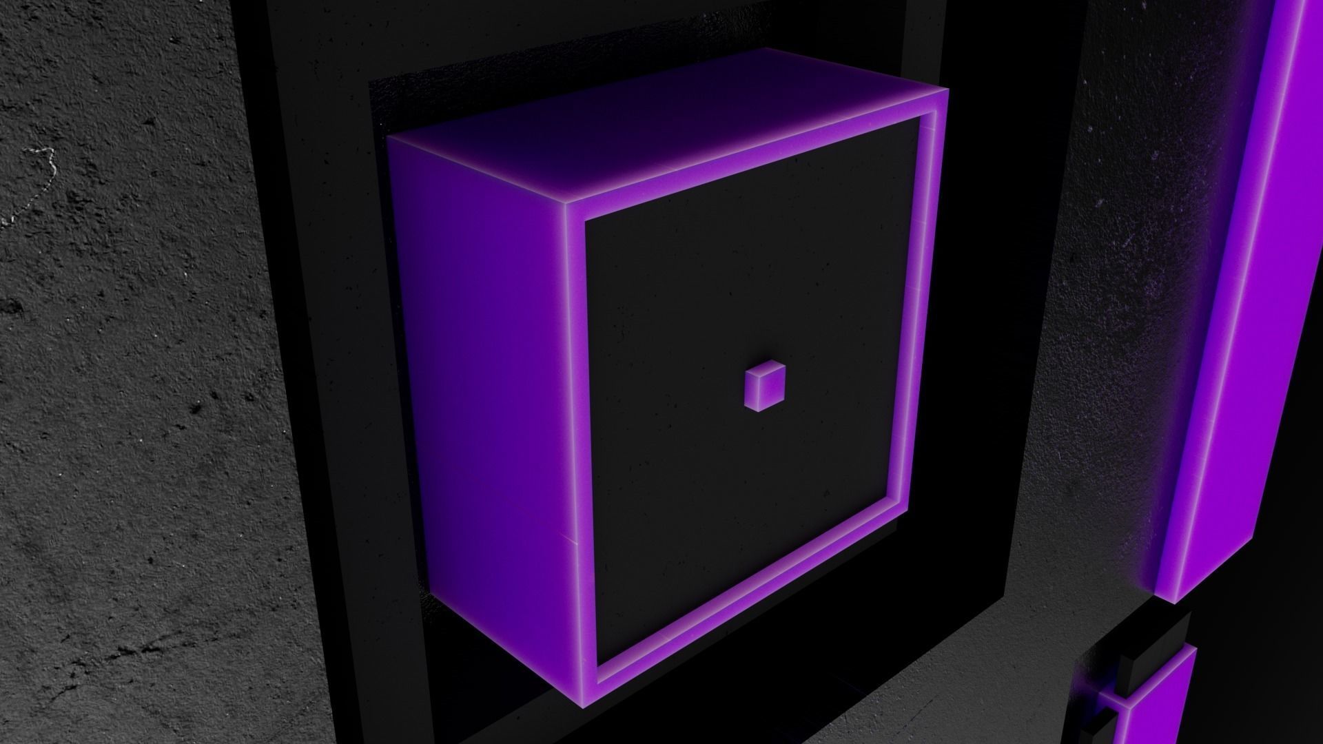 3D model Abstract sci-fi cube VR / AR / low-poly | CGTrader