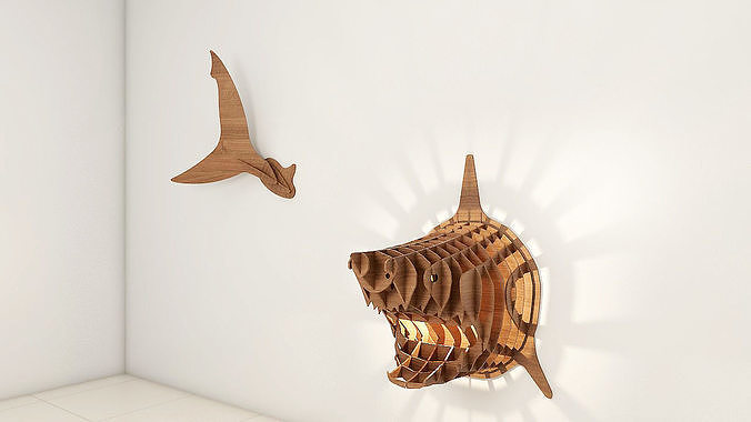 wall lamp with template 3D model | CGTrader