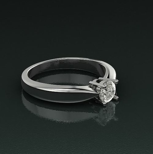 Soliter ring Model 2520 3D model 3D printable | CGTrader