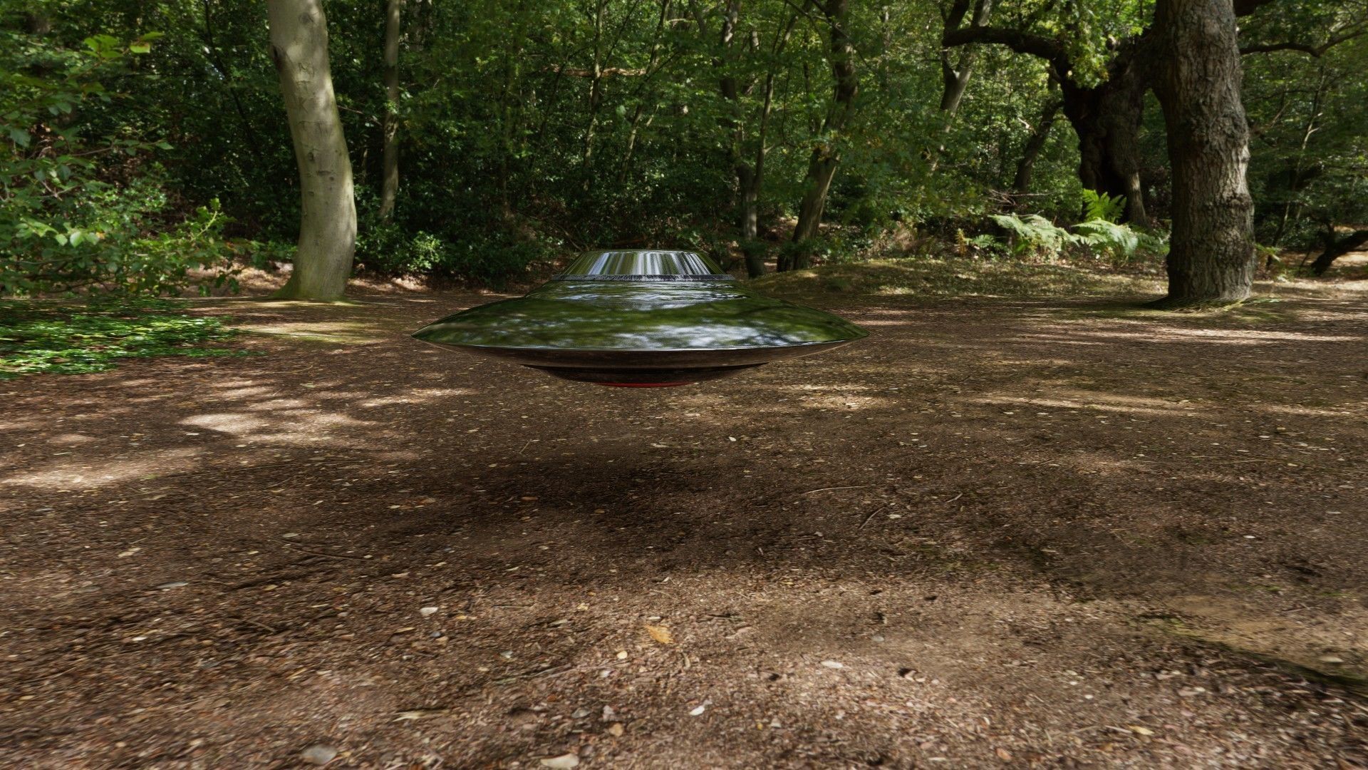3D model Bob Lazar UFO Flying Saucer VR / AR / low-poly | CGTrader