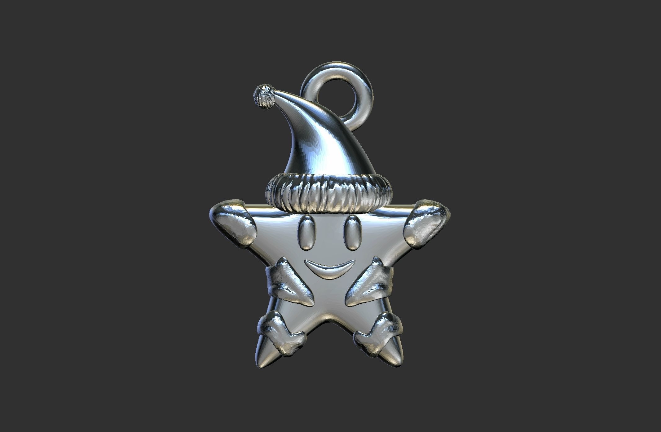 christmas star ornament pentant decoration 3D model 3D printable | CGTrader