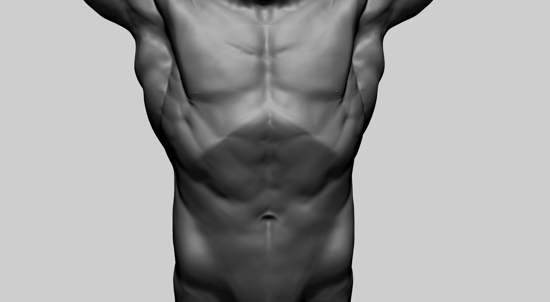Male Upper Body Printable 3D model 3D printable | CGTrader