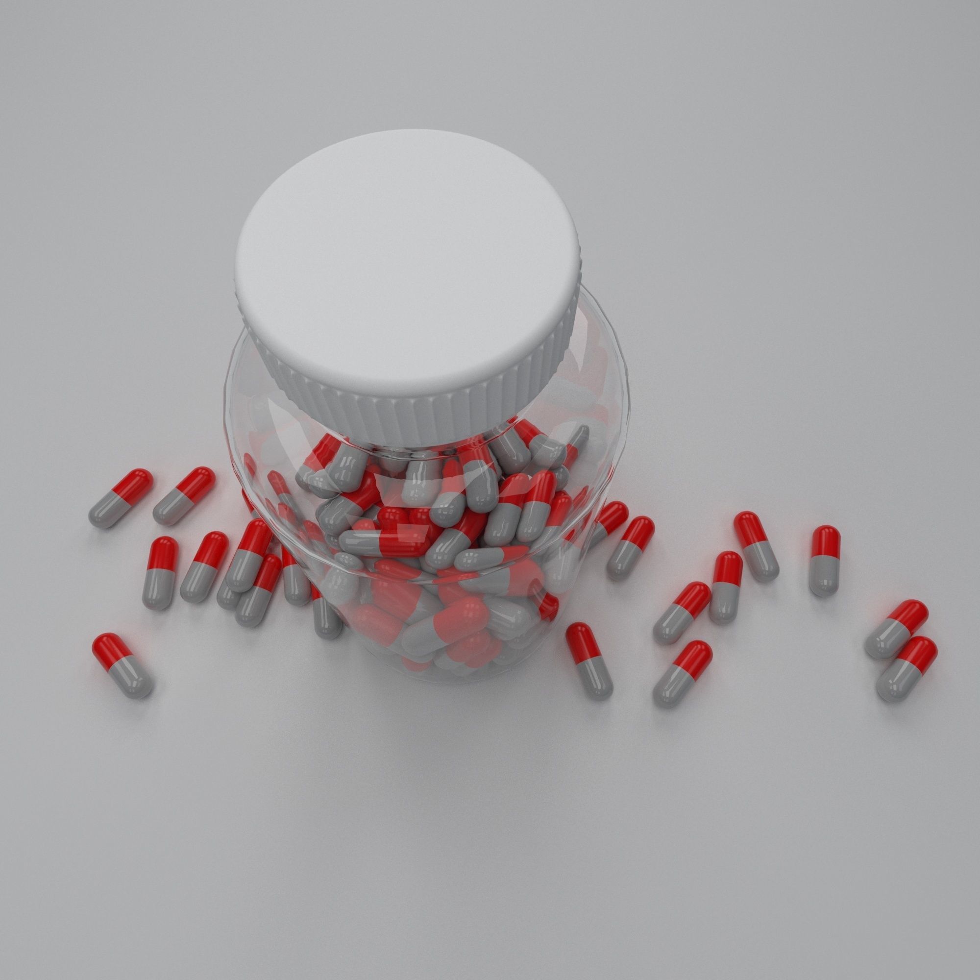 capsule medicine 3D model | CGTrader