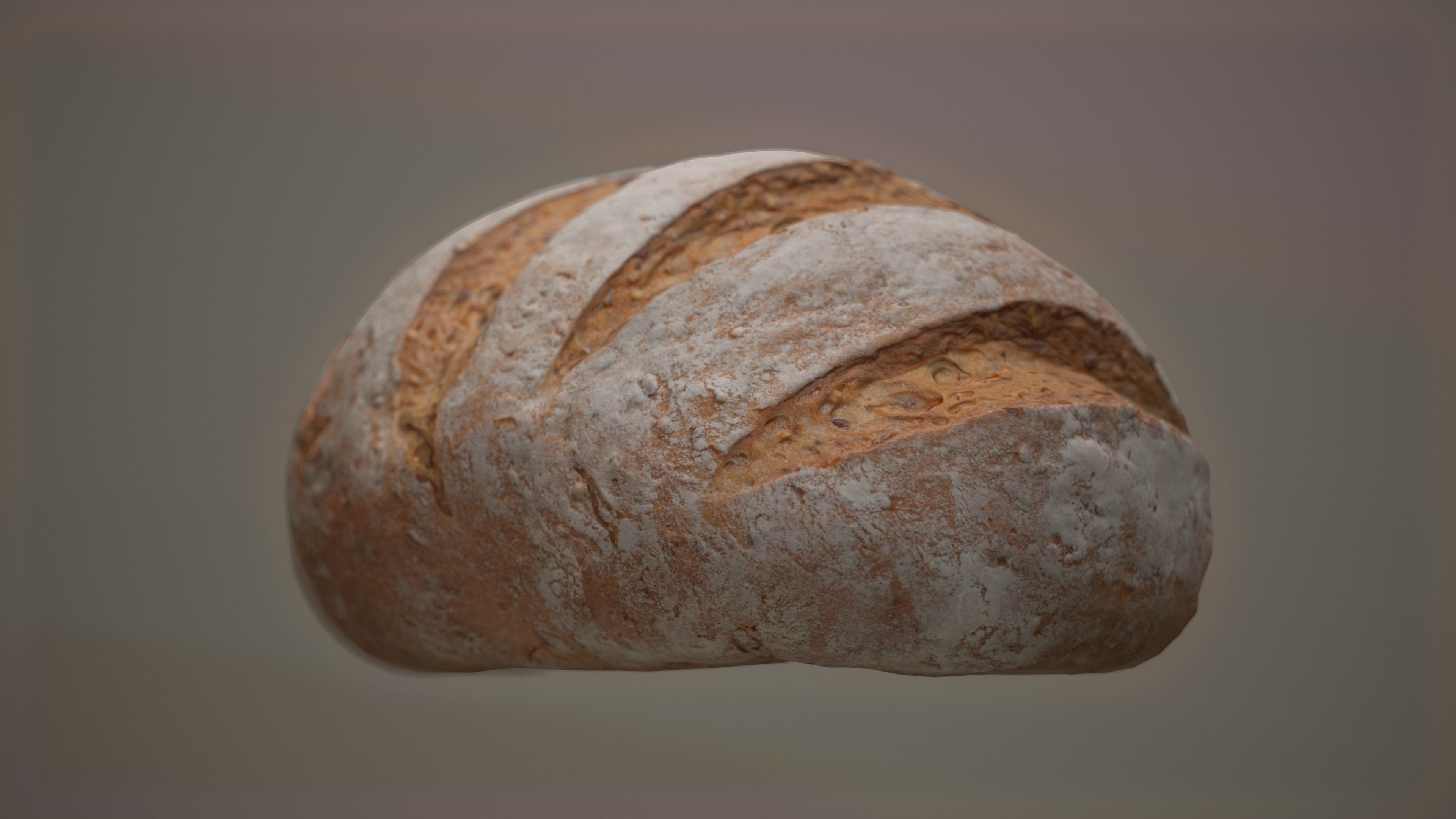 3D model Crunchy Millet Bread VR / AR / low-poly | CGTrader