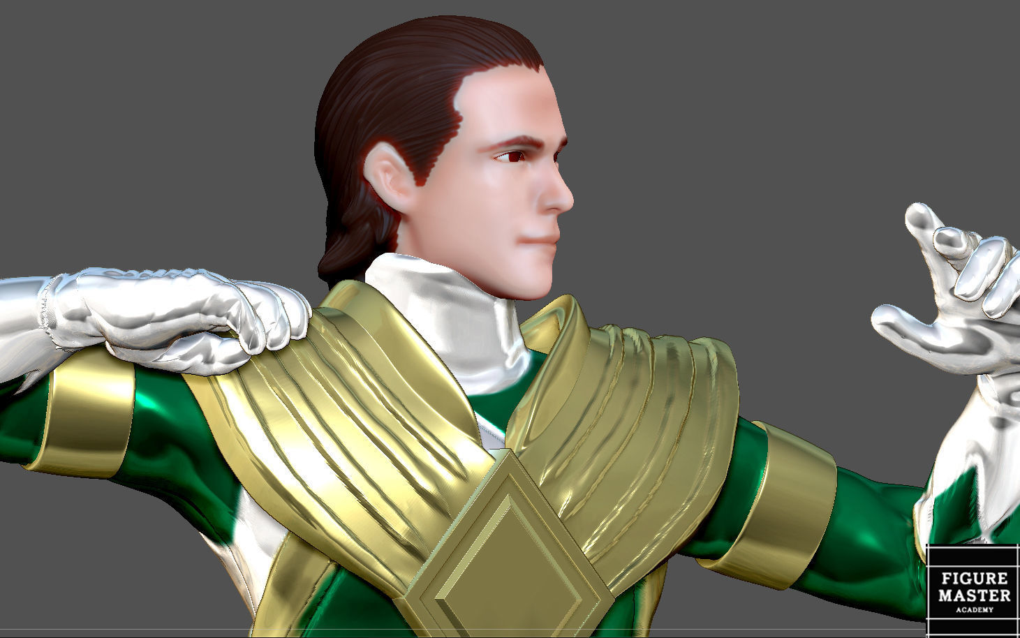 GREEN RANGER MIGHTY MORPHIN POWER RANGERS CHARACTER 3D model 3D ...