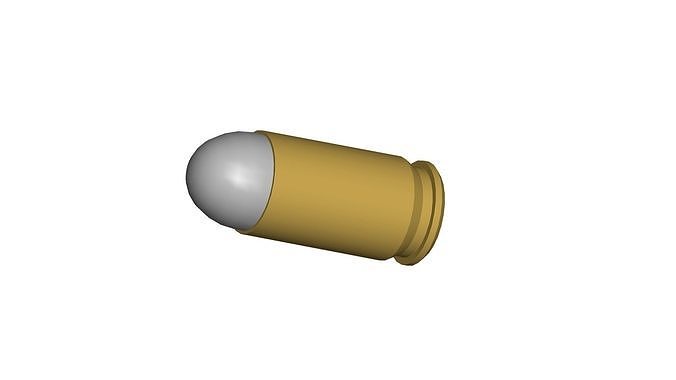 9x18 bullet 3D model | CGTrader