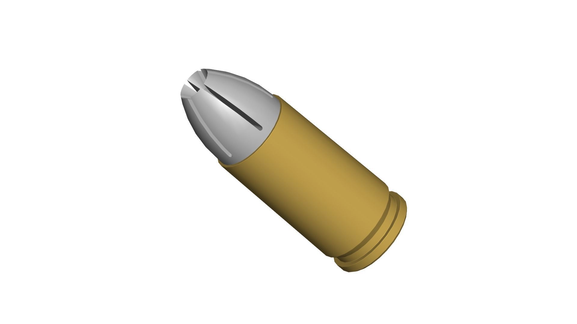 9x19 bullet 3D model | CGTrader