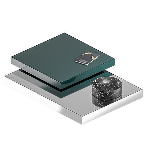 Minotti Solid Steel coffee table 3D model | CGTrader