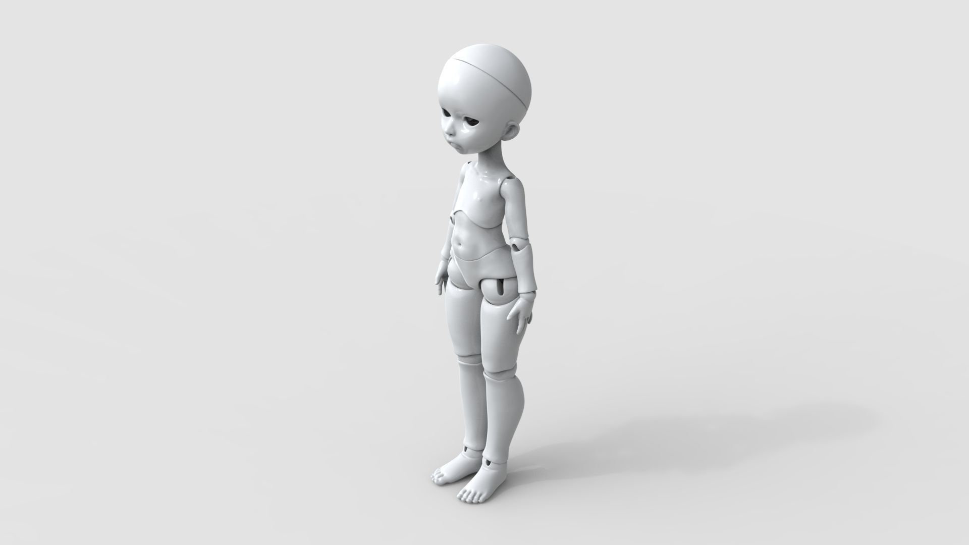 bjd movable joint doll Mayra ball joint doll 3D model 3D printable ...