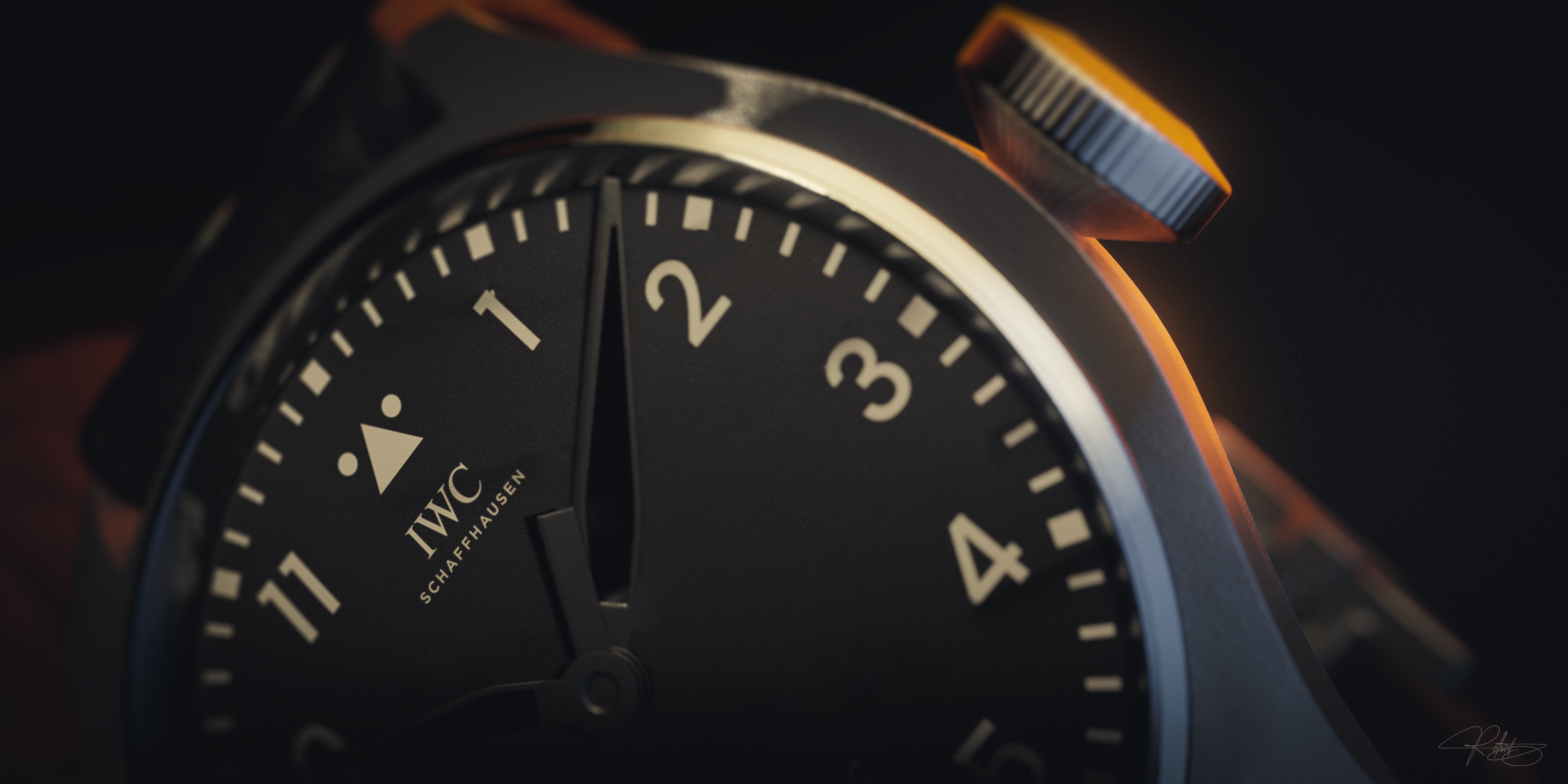 IWC Big Pilots Watch 43 free 3D model | CGTrader