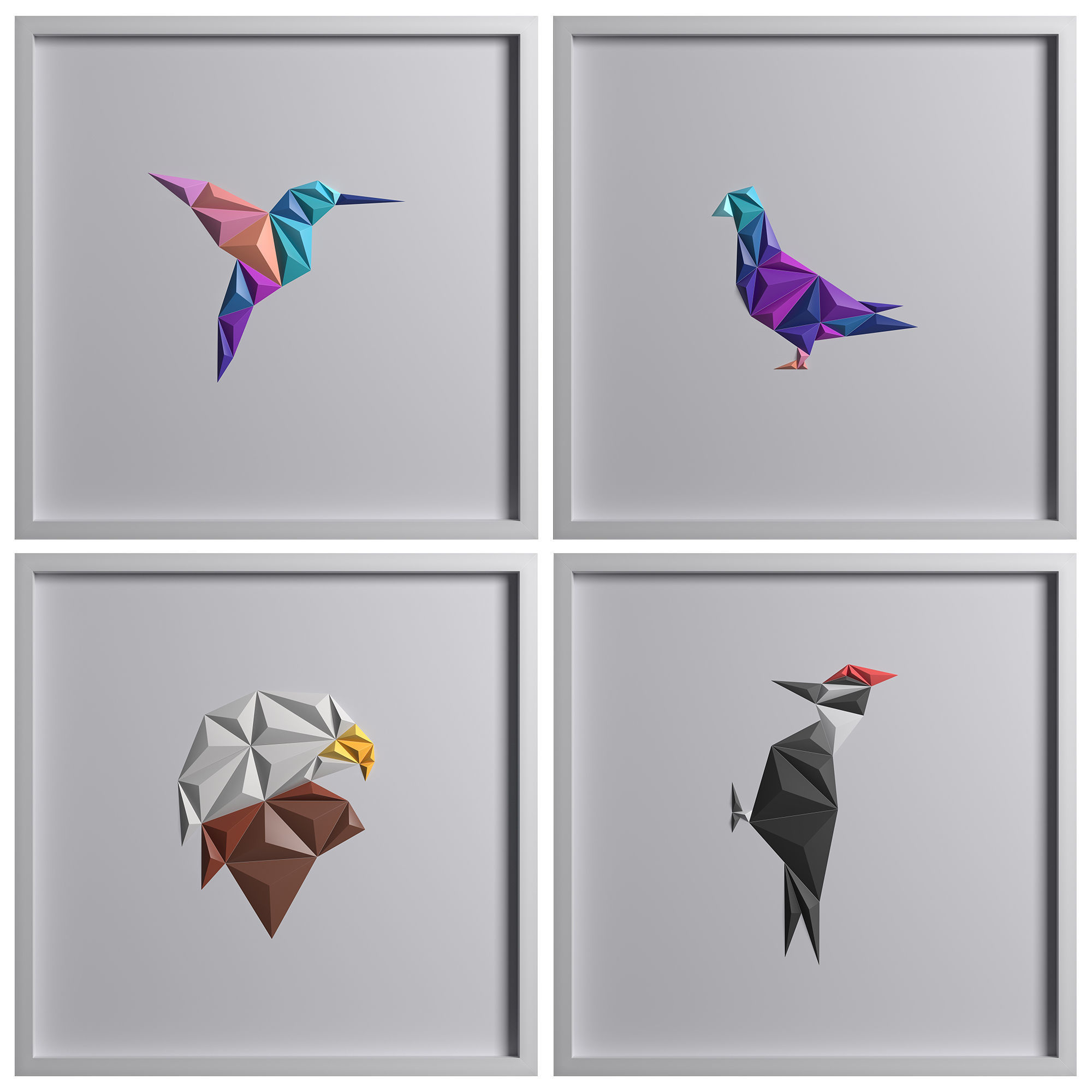 Paper ArtWork 30 3D model | CGTrader