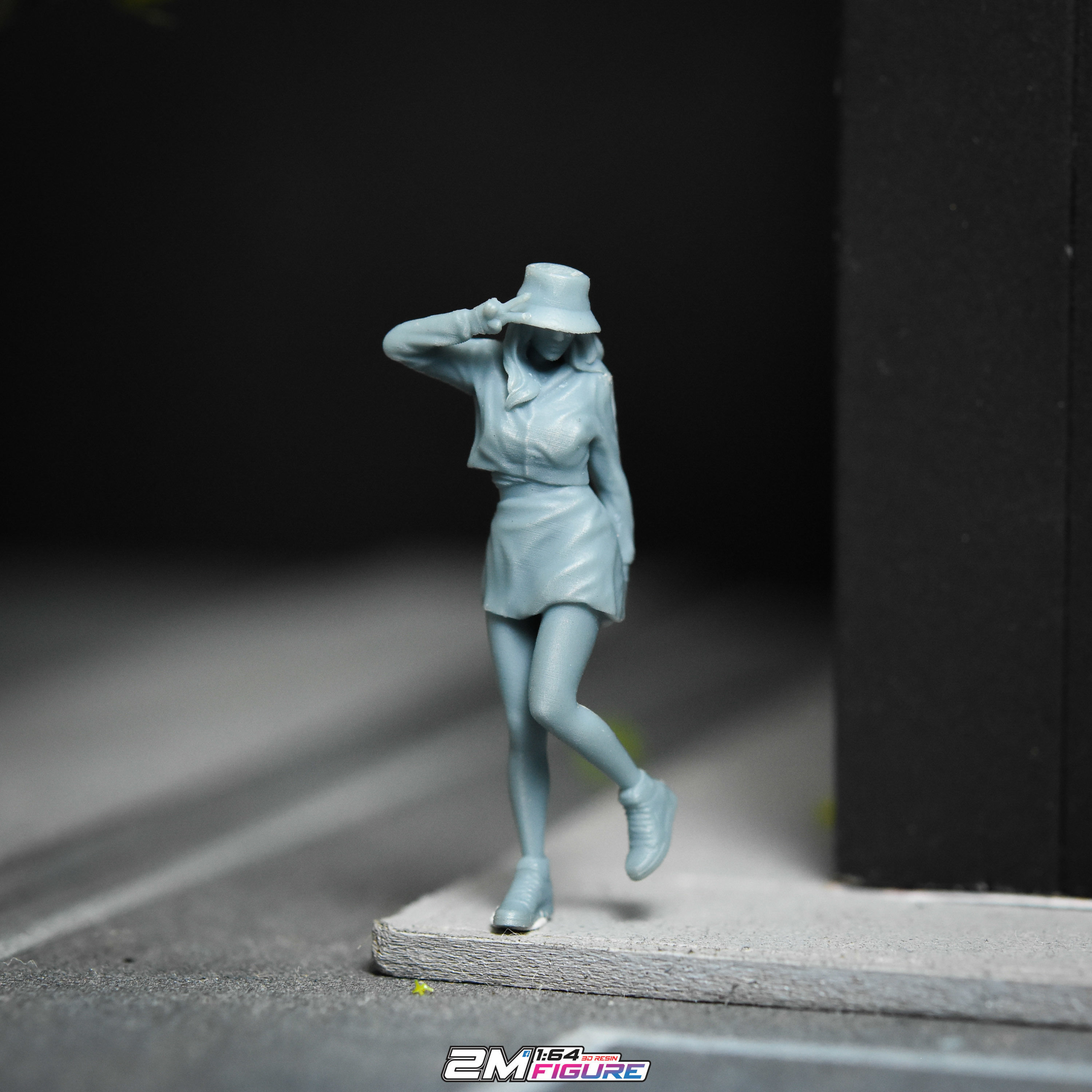 FIGURE SAY HI GIRL SCALE 164 3D print model 3D model 3D printable ...