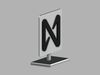 NEAR Logo Stand 3D model 3D printable | CGTrader