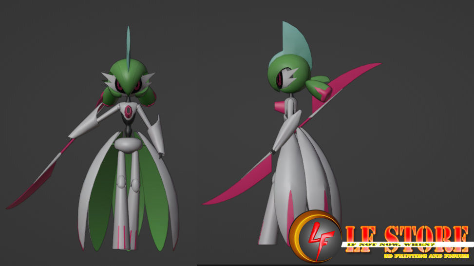 Pokemon Iron Valiant 2 Pose 3D model | CGTrader