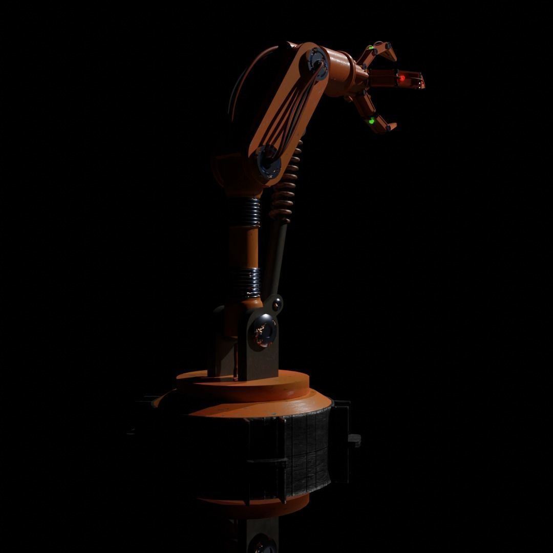 Sci-fi robotic arm 3D model | CGTrader