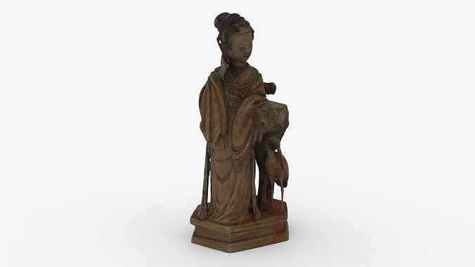 3D model Scan Asian Ancient Statue VR / AR / low-poly | CGTrader