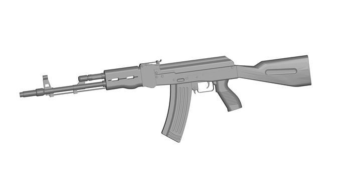 AK 47 RIFLE 3D model | CGTrader