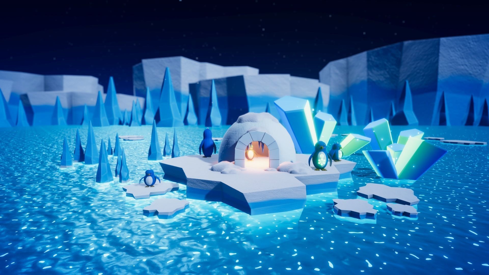 3D model Arctic Cartoon-style game assets VR / AR / low-poly | CGTrader