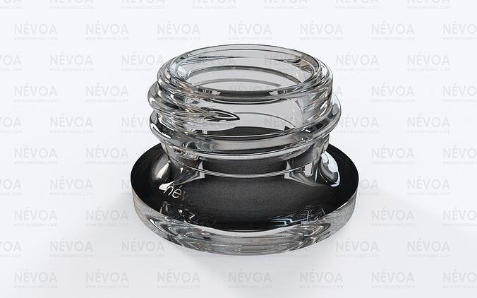 Glass finish - GME 40 20 - 15 mm - RG - Screw neck without AB 3D model ...