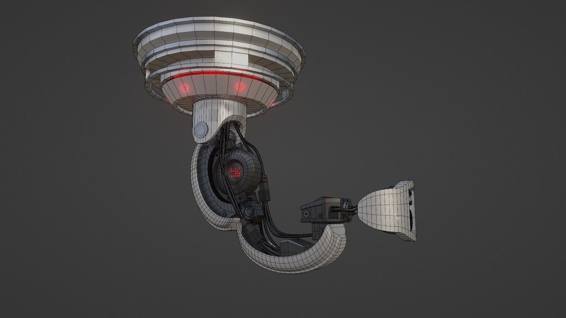 3D model Ai Robot Control Unit Rigged and Animated VR / AR / low-poly ...