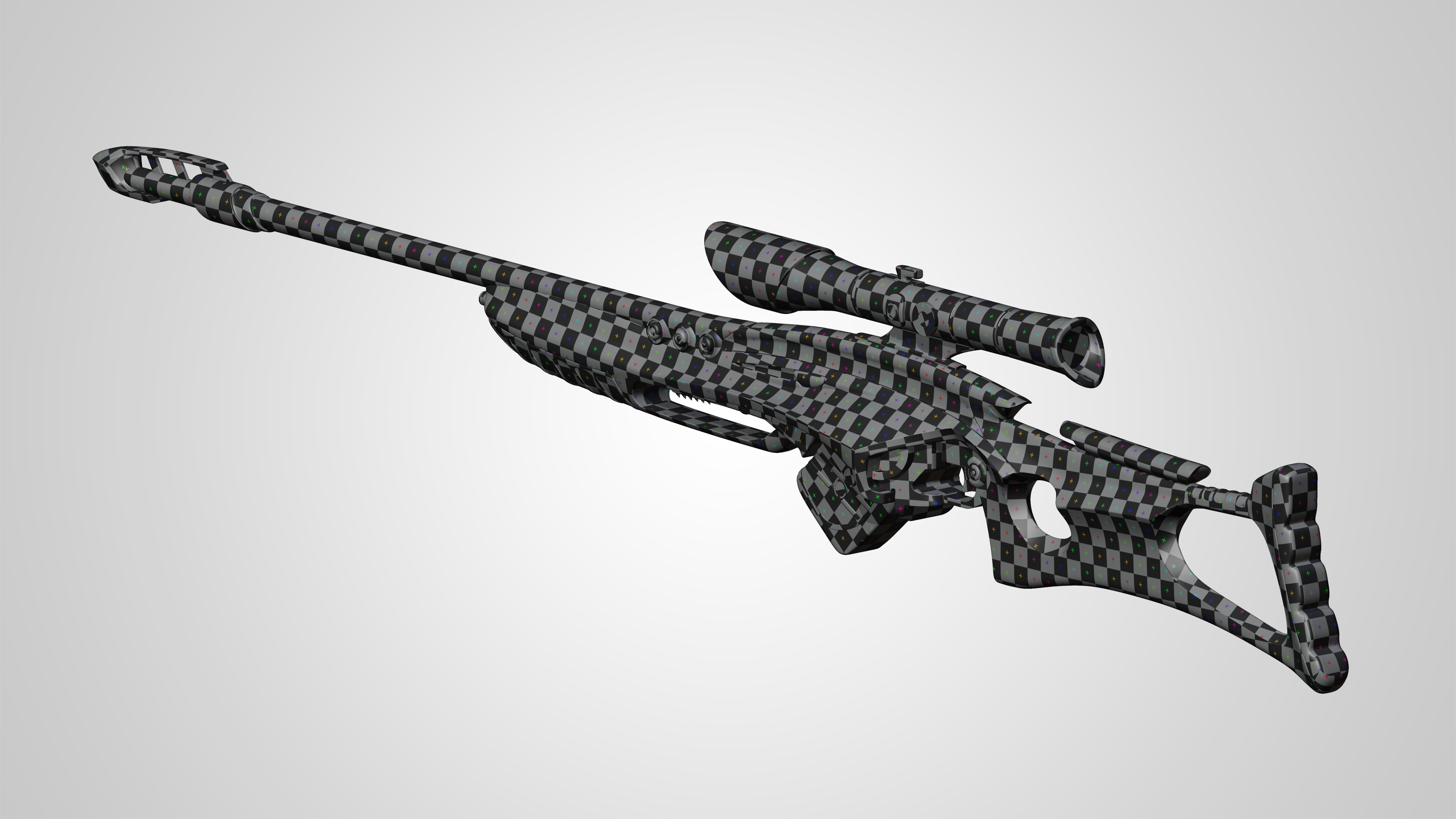 Sci-Fi Sniper Rifle 03 3D model | CGTrader