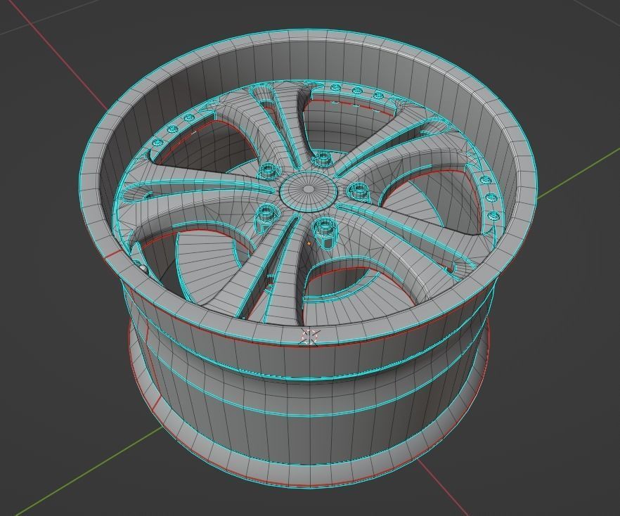 3D model Kranze Cerberus II - Wheels - Game Ready VR / AR / low-poly ...