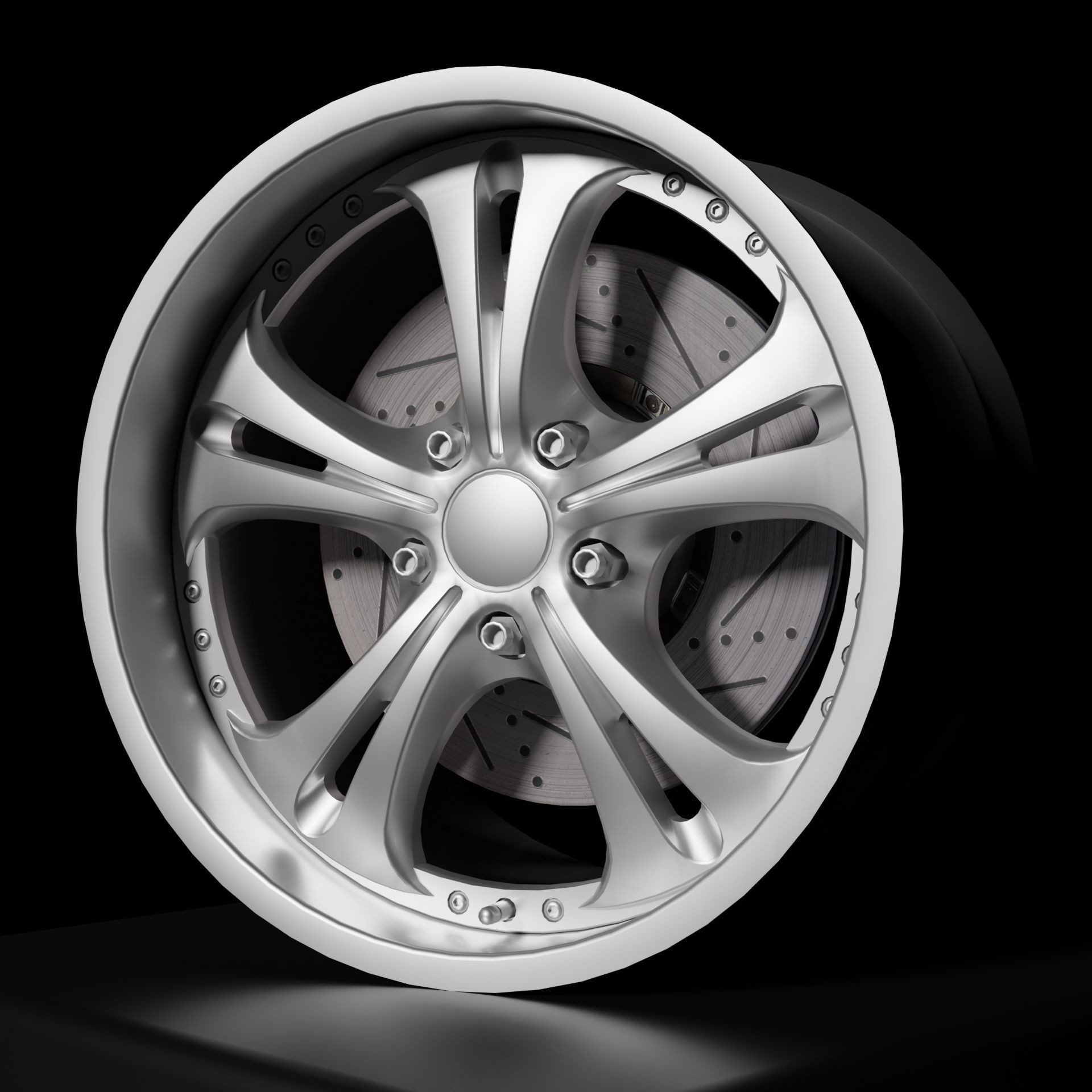 3D model Kranze Cerberus II - Wheels - Game Ready VR / AR / low-poly ...