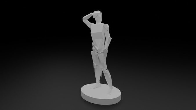 Abstract Human Sculpture for 3D Printing 3D model 3D printable | CGTrader