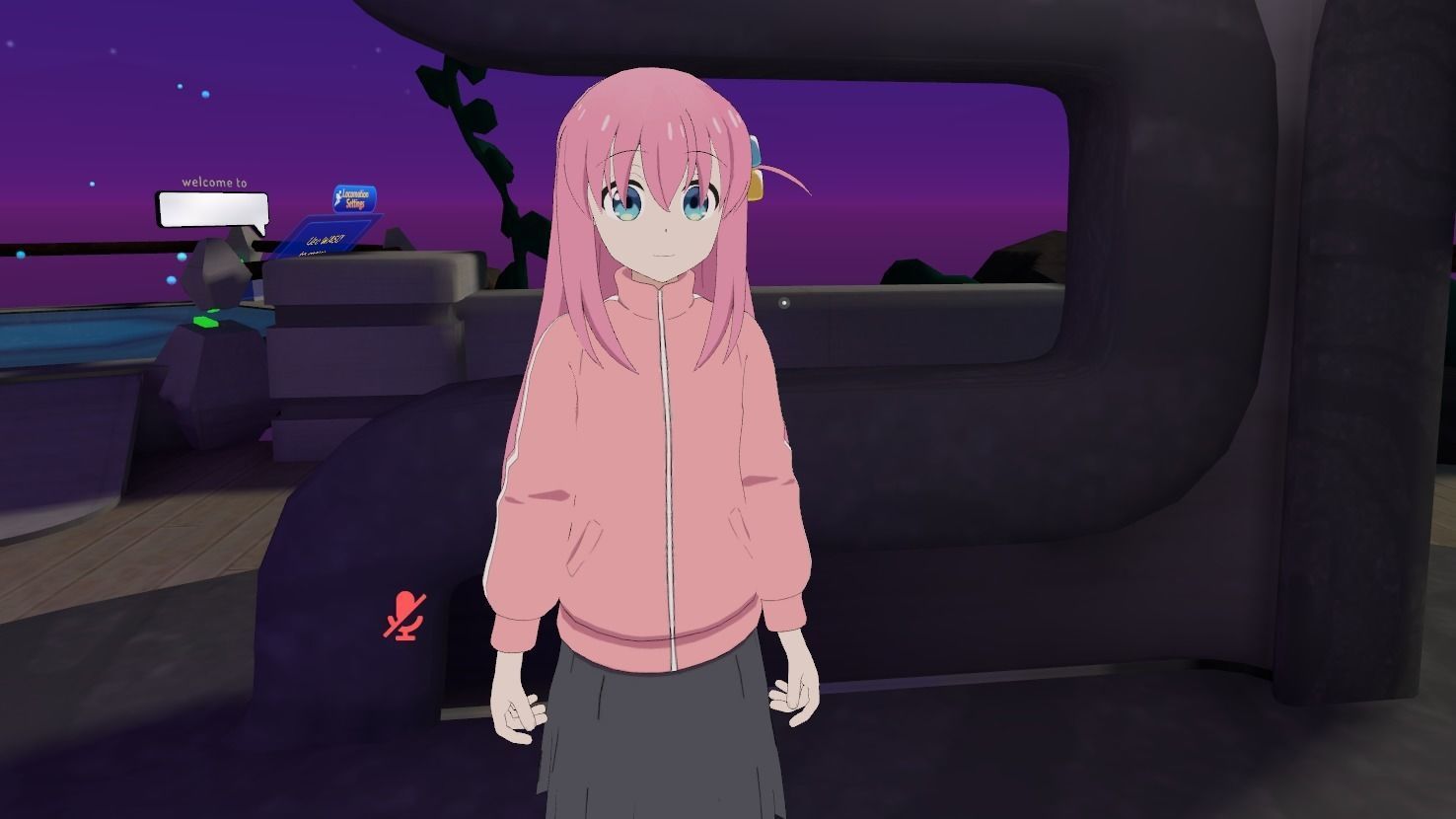 Bocchi the Rock VRChat Avatar 3D model | CGTrader