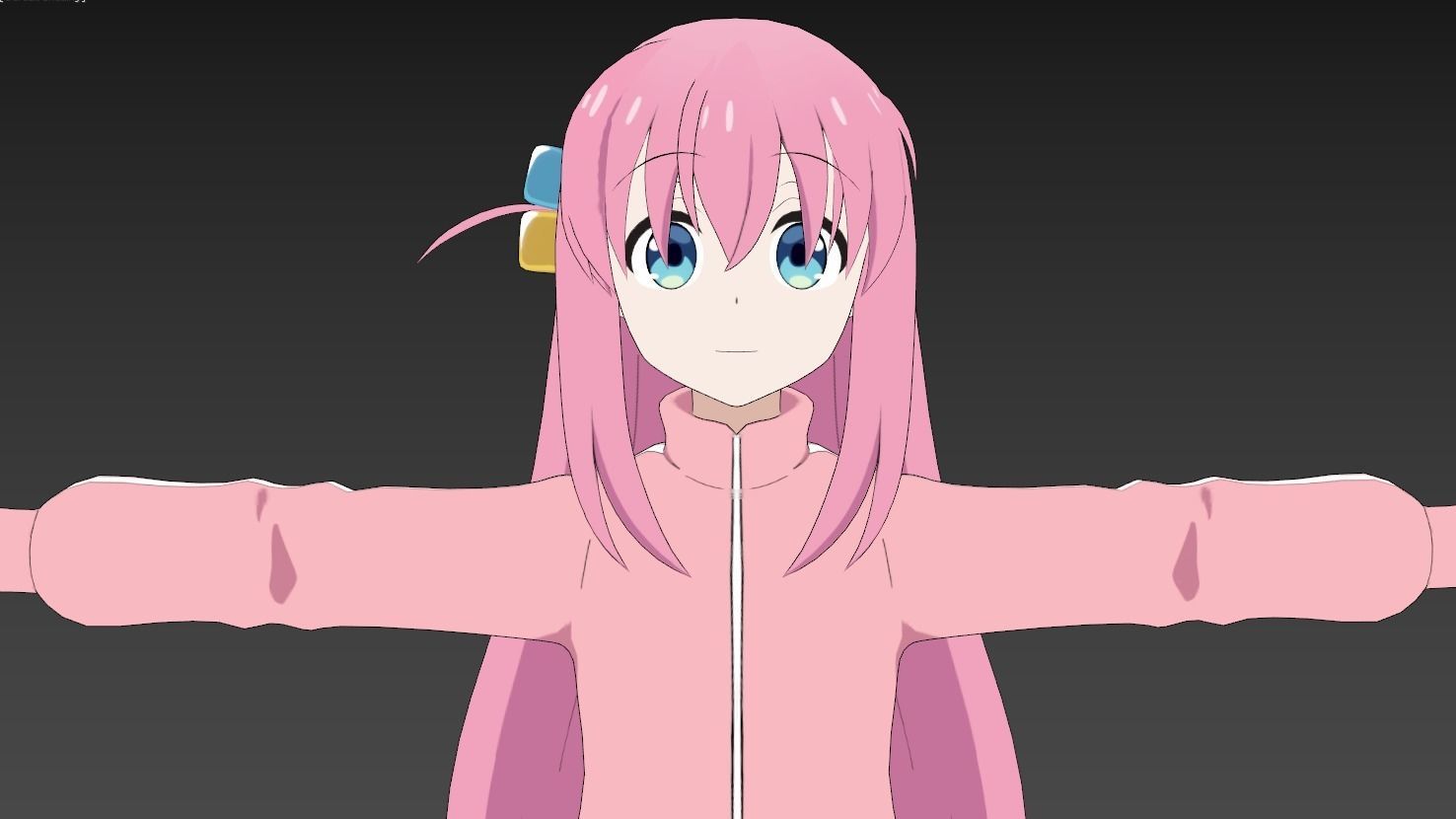 Bocchi the Rock VRChat Avatar 3D model | CGTrader