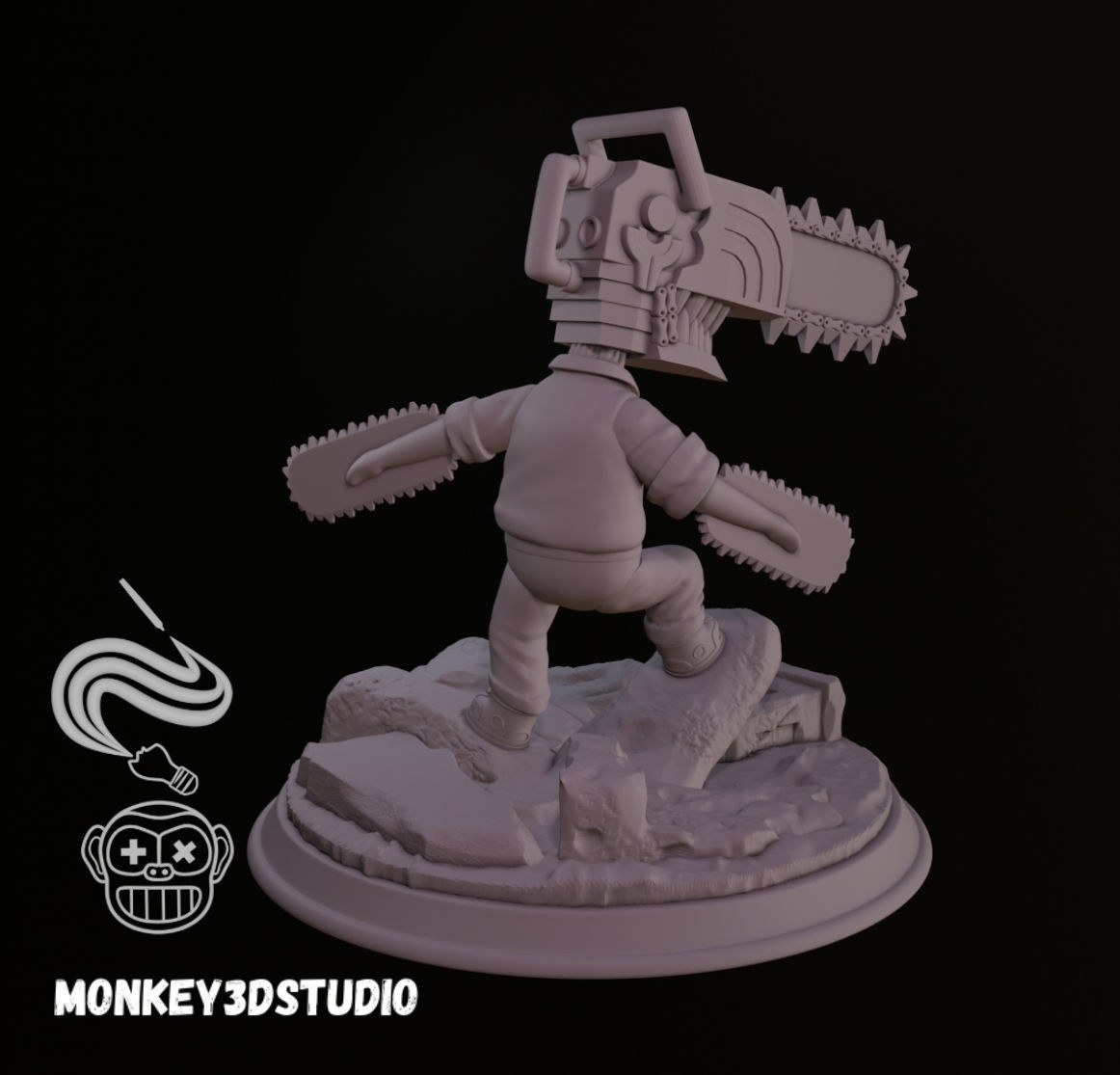 Chainsaw Man - Denji 3D model 3D printable | CGTrader