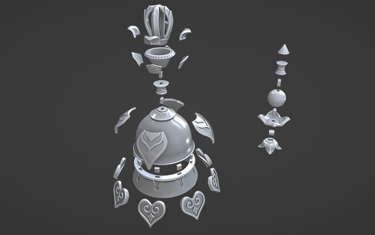 Wanderers Weapon - Scaramouche - Genshin Impact - 3D Printable 3D model ...