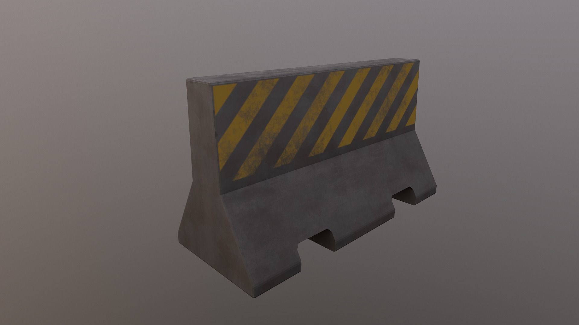 3D model Stone Barrier VR / AR / low-poly | CGTrader